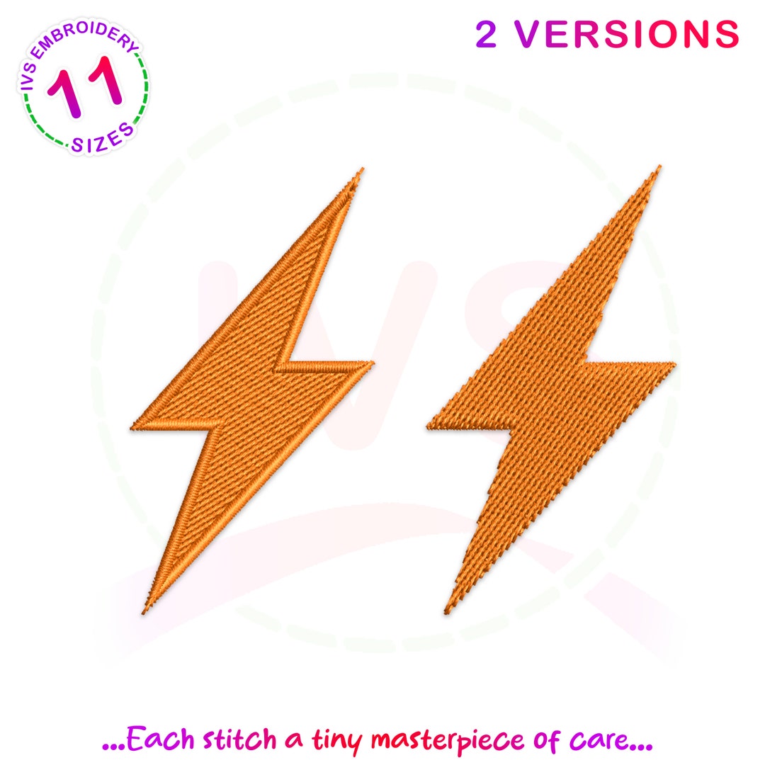 Lighting Embroidery Design, Lighting Machine Embroidery, Lighting ...