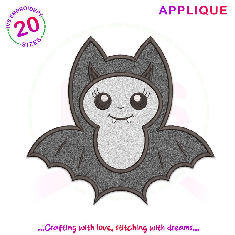 Bat Embroidery - Etsy