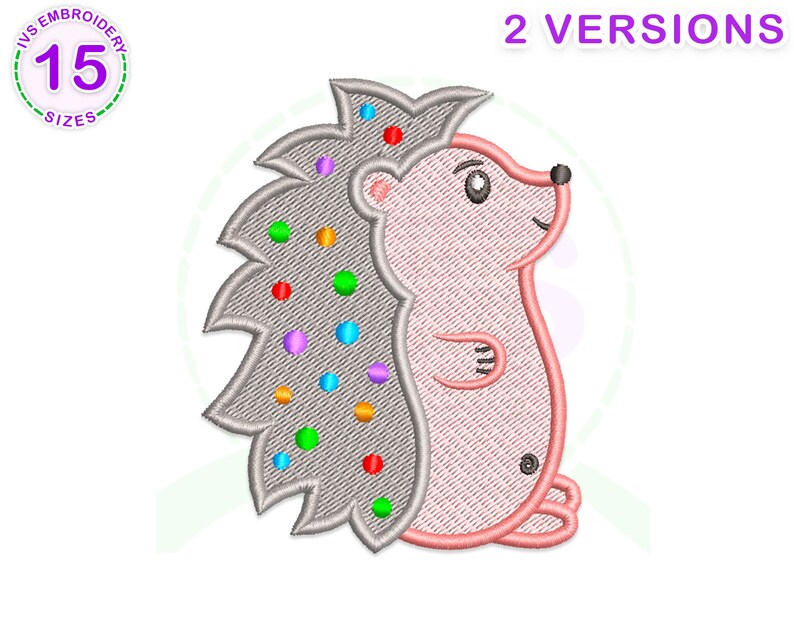 Hedgehog Embroidery Designhedgehog Embroideryhedgehog - Etsy