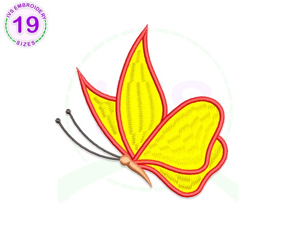 Butterfly embroidery design Butterfly embroidery Butterfly | Etsy