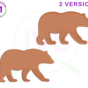 Bear Embroidery Design, Animal Machine Embroidery, Bear Pattern, Forest ...