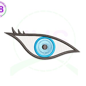 Eyes Embroidery Design, Eye Machine Embroidery, Eyes Embroidery File ...