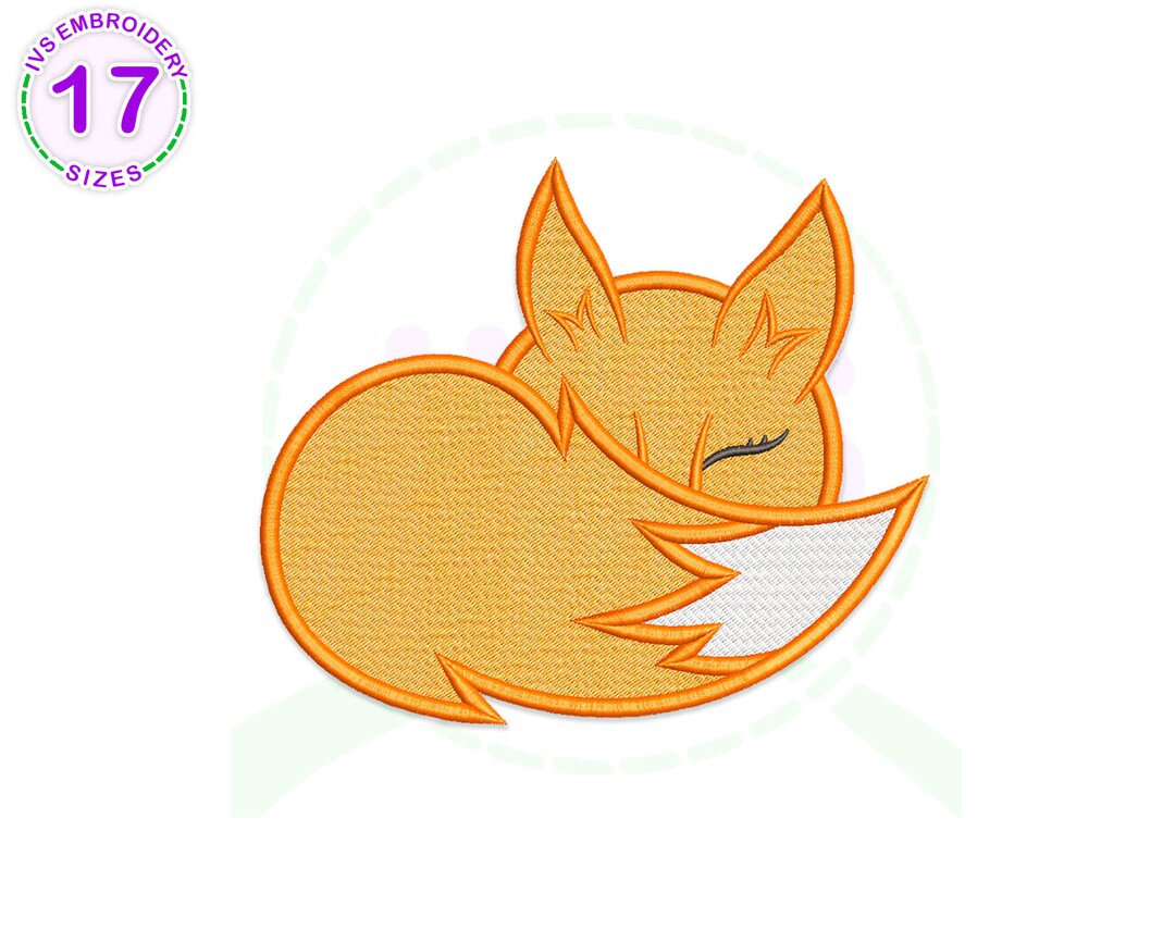Fox Embroidery Design Pup Machine Embroidery Fox Embroidery - Etsy