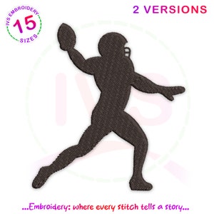Football Player Embroidery Design, Sport Embroidery, Football ...