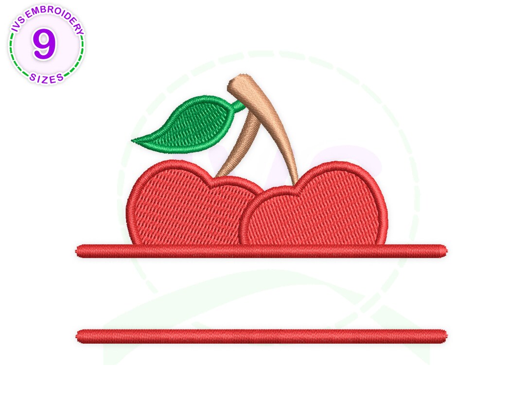 Chery Embroidery Design Cherry Machine Embroidery Chery - Etsy
