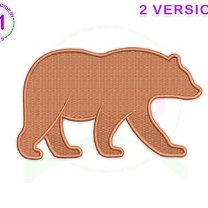 Bear Embroidery Design Animal Machine Embroidery Bear - Etsy