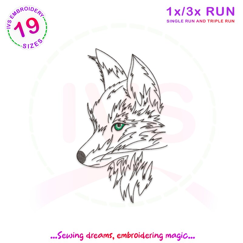 Fox Embroidery - Etsy