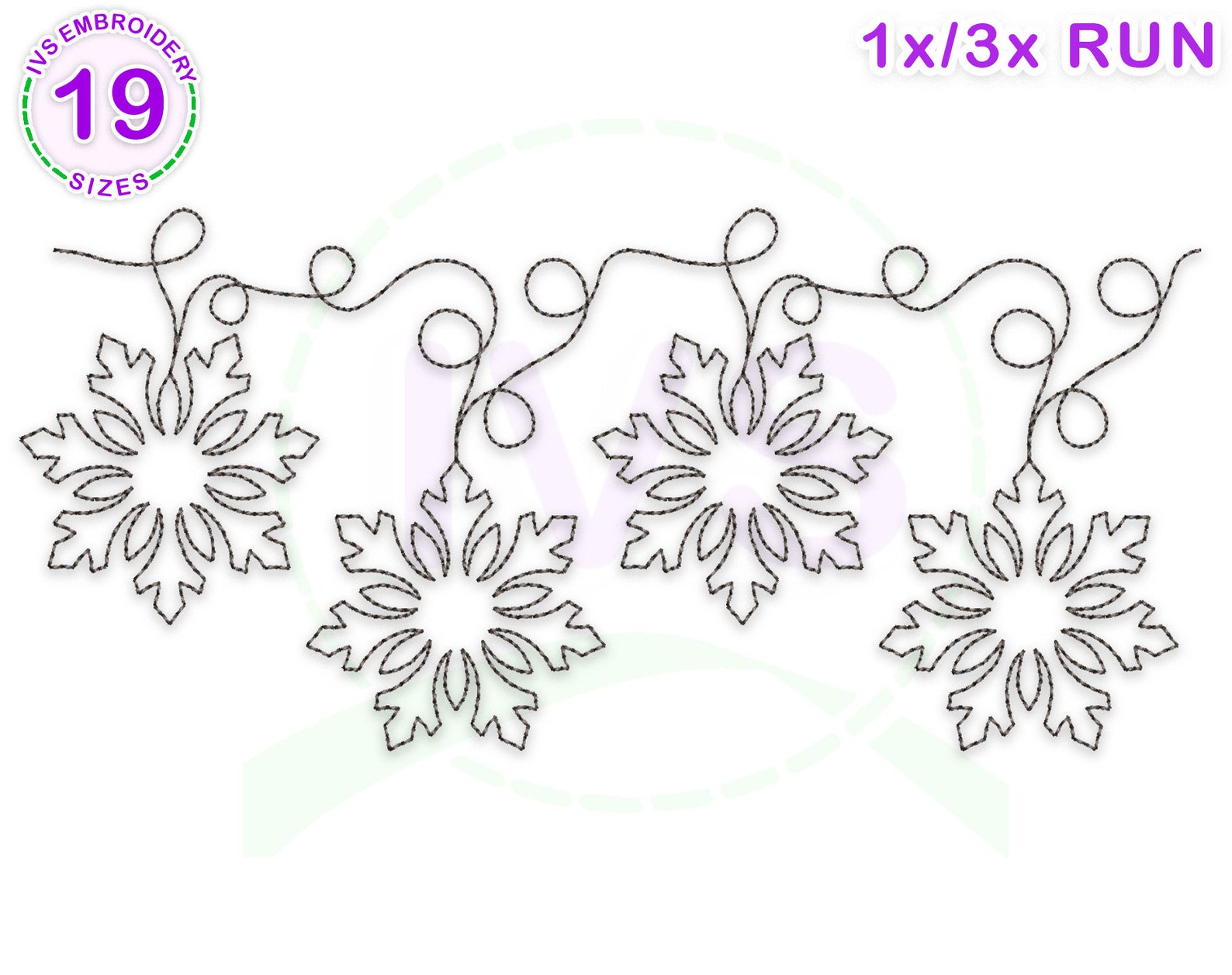 Snowflake Quilting Embroidery Design Snowflake Quilting - Etsy