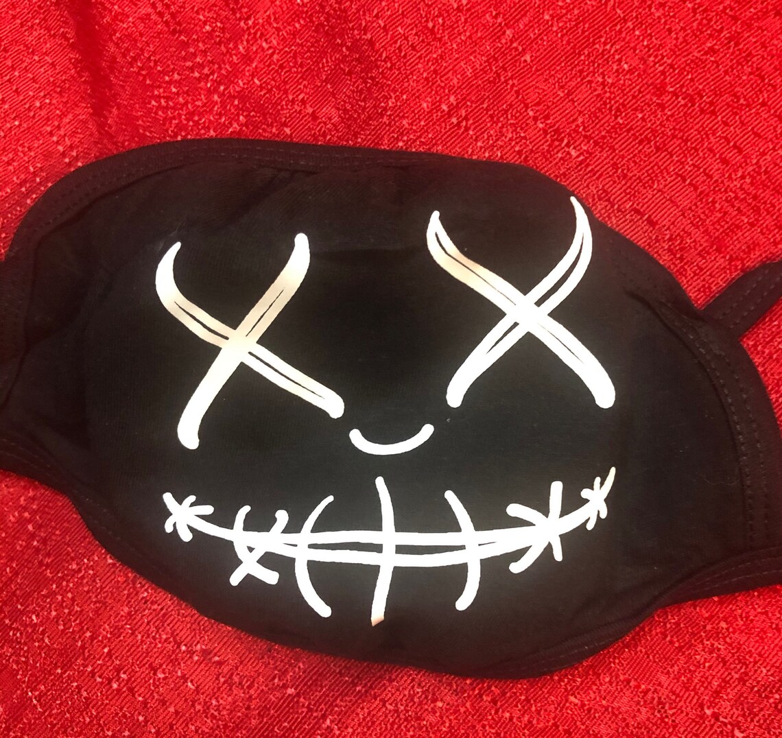 The Purge Face Mask Cover Halloween Horror Movie | Etsy