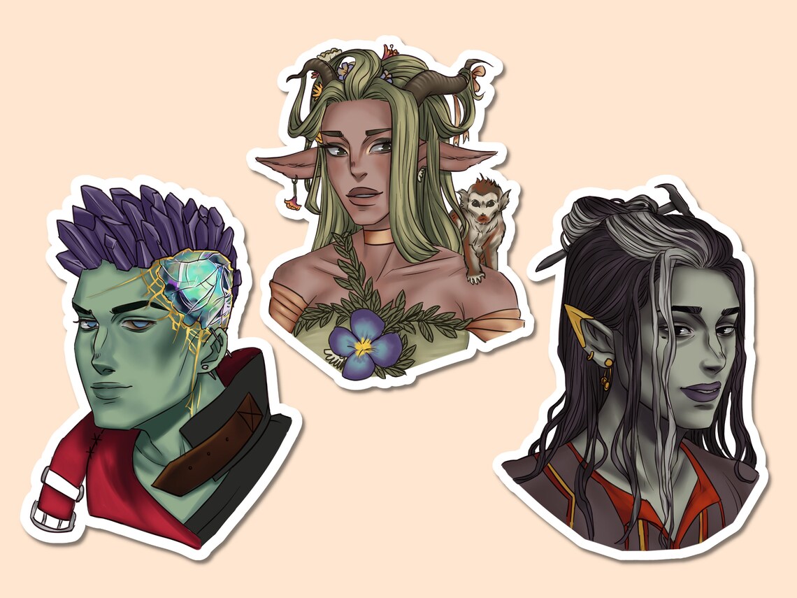 Critical Role Campaign 3 Stickers Dungeons and Dragons D&D - Etsy