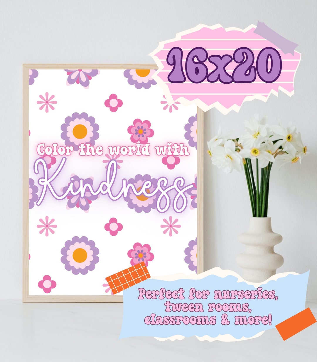 Girls Room Retro Wall Poster Girls Room Wall Decor Girls Room Prints ...