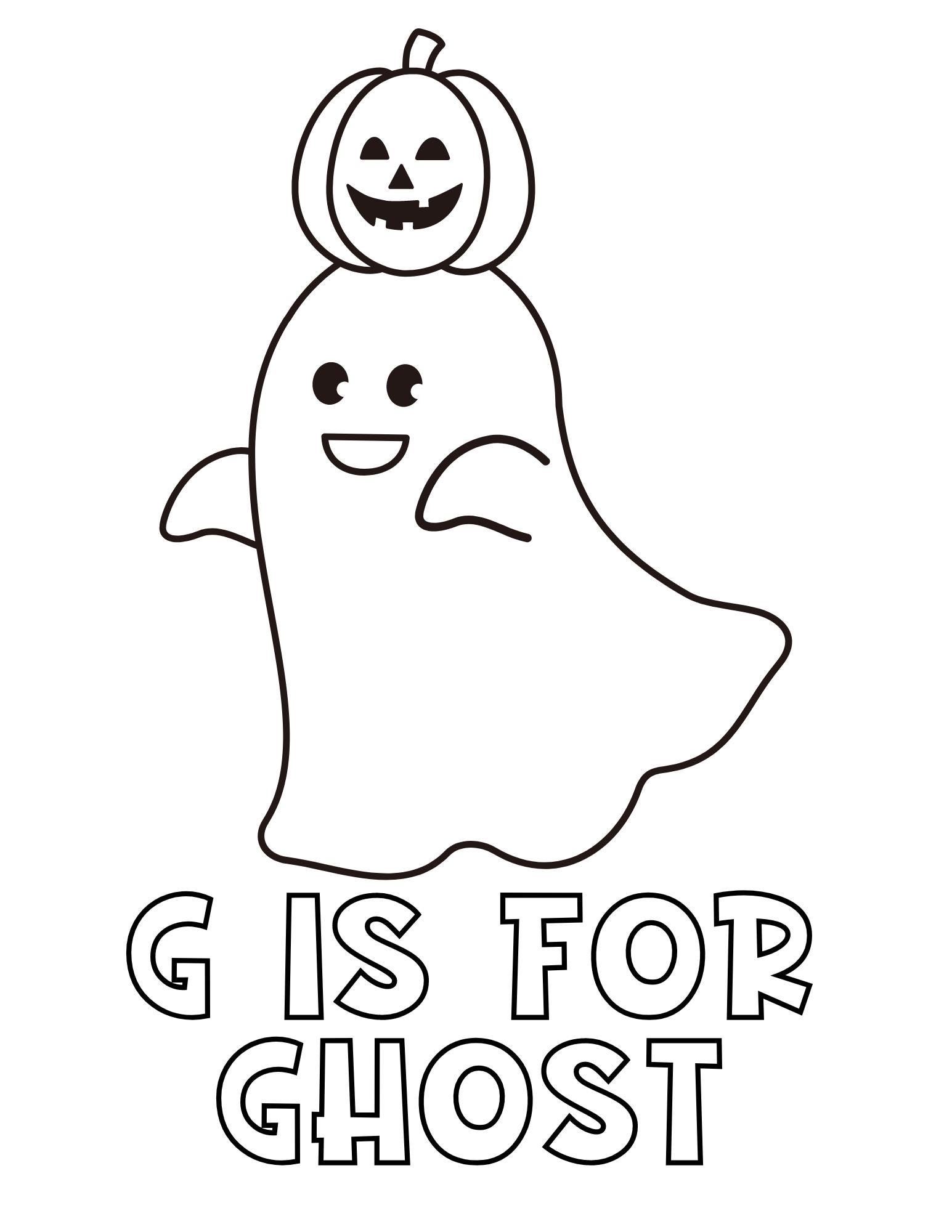 Abc's of Halloween Coloring Book Coloring Pages Digital Download ...