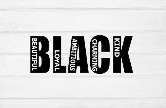 Black SVG Black Woman Svg Blacknificent Svg Black Girl | Etsy