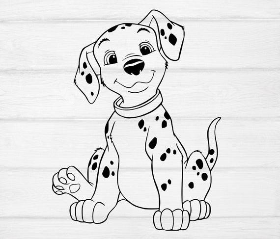 Dalmatian Svg Dalmation Svg File Dog Svg Dalmation Clipart | Etsy