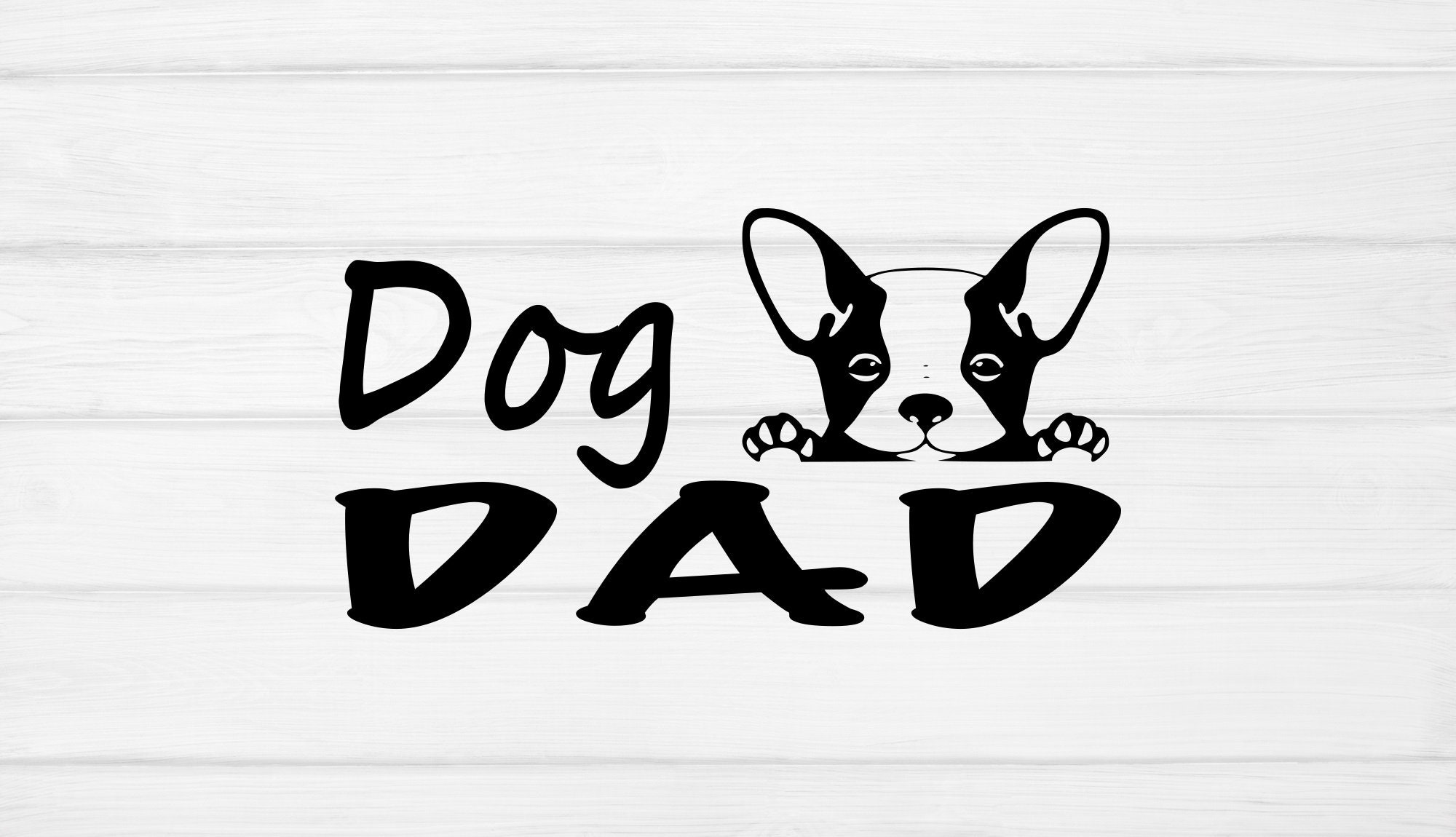 Dog Dad SVG, Funny Pet Owner Shirt File (cricut, Silhouette) - Etsy