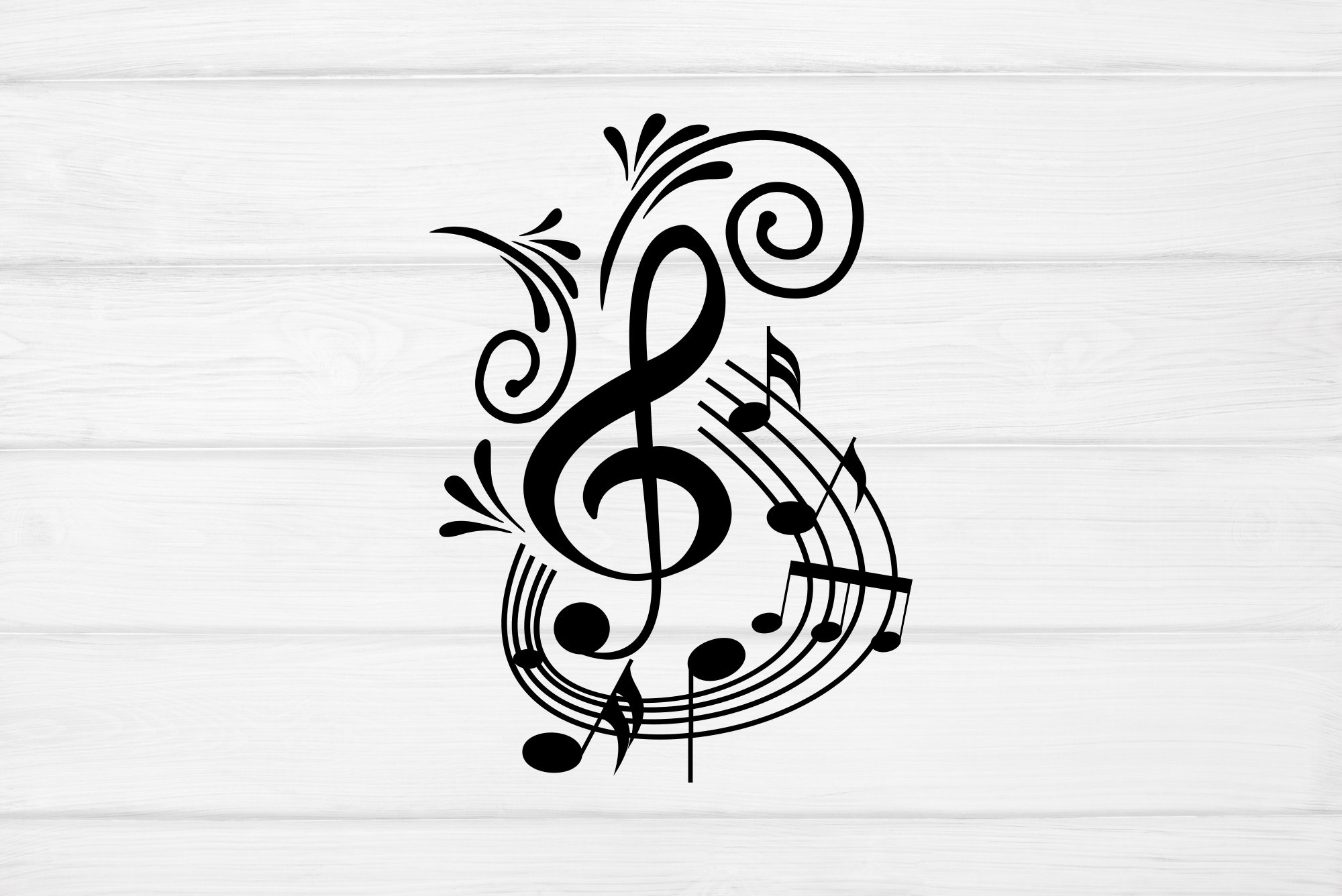 Notas musicales SVG notas musicales svg músico svg archivos - Etsy México
