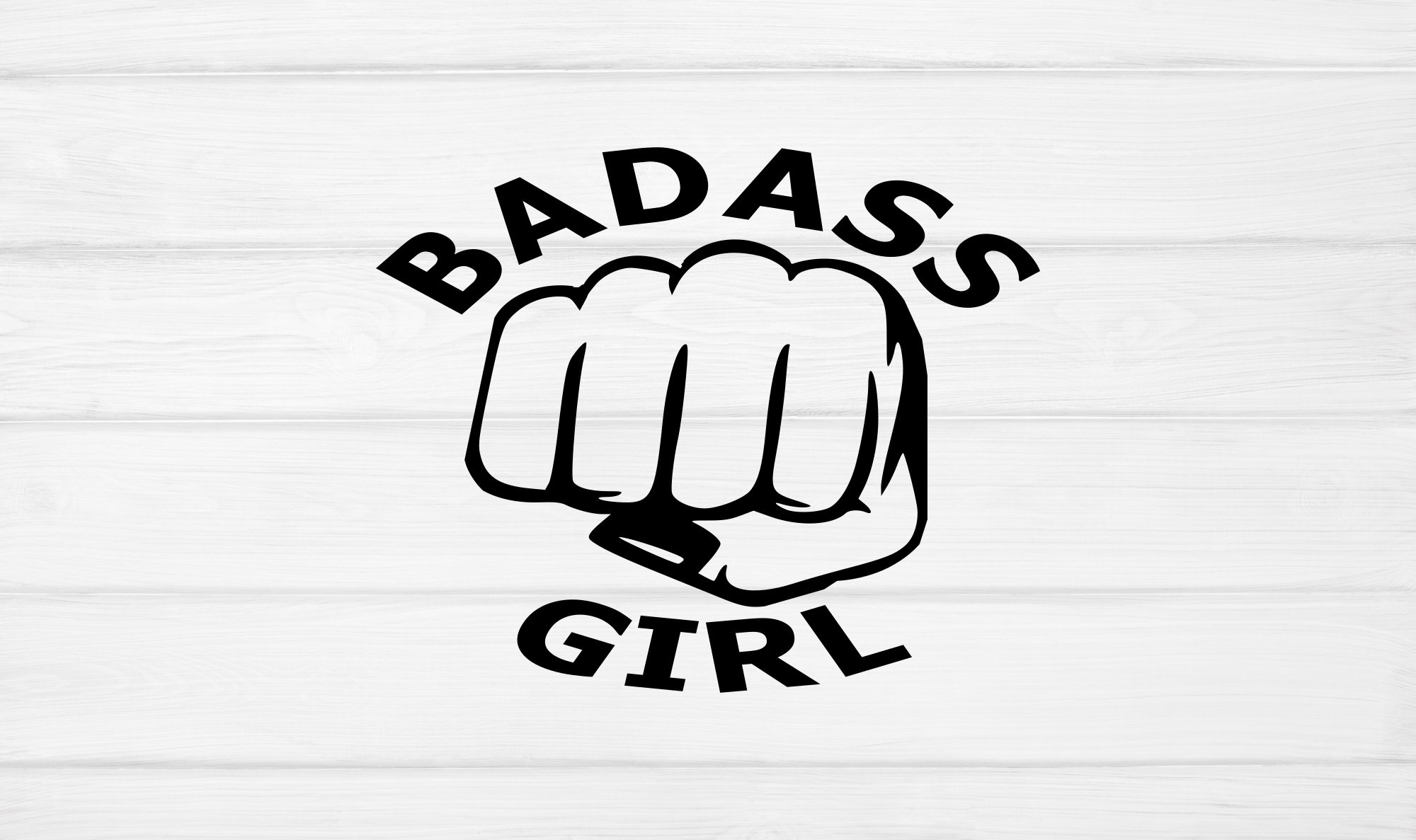 Badass Girl Svg Badass Svg Girl Svg Power Girl Svg Black - Etsy