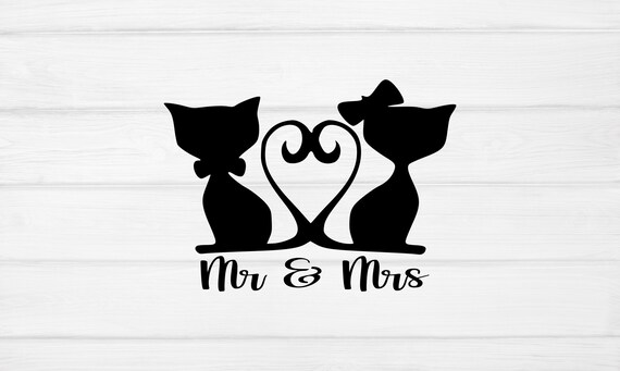 Love Cat Svg Cat Svg Love Svg Valentine Day Heart Tail - Etsy