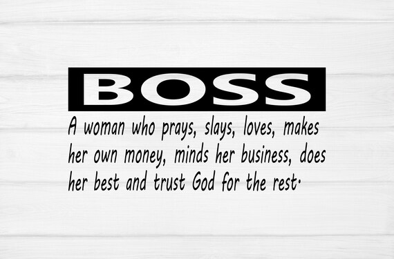 Definición de jefe svg jefe babe svg definición de mujer - Etsy España