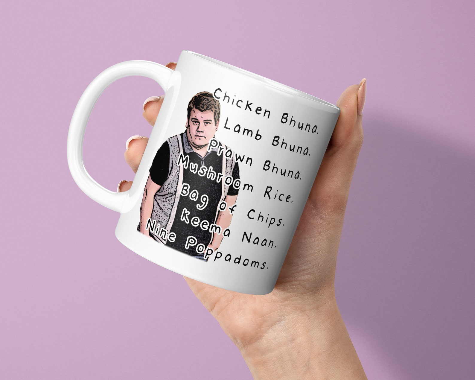 Gavin Stacey Smithy Gift Mug Smithy Indian Takeaway Order - Etsy UK