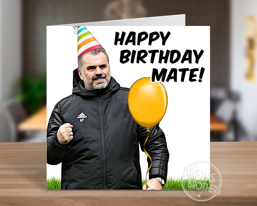 Tottenham Hotspur Football Ange Birthday Card | Football Son Gifts ...