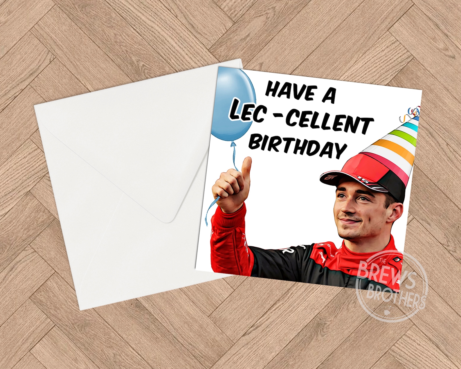 Charles Leclerc F1 Formula 1 Birthday Card Racing Gift Ideas Funny ...