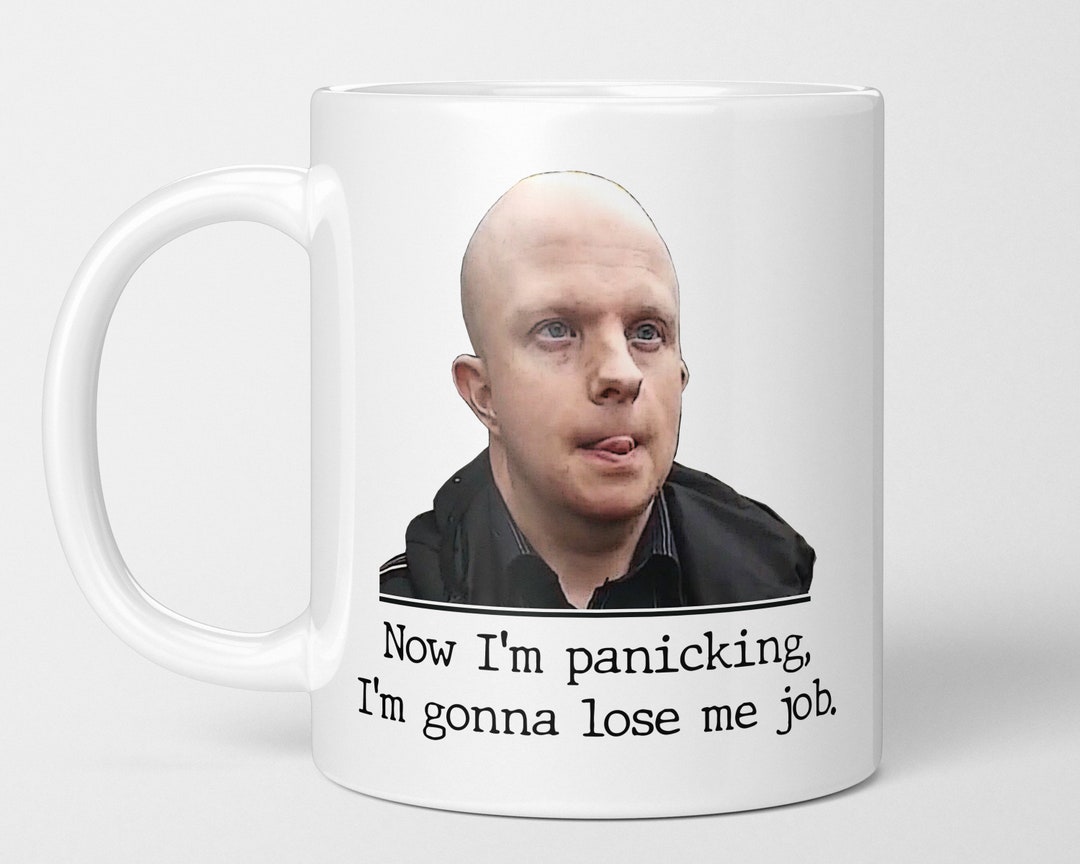 Bald Nonce Meme Mug | Ruined My Holiday | Now I'm Panicking | Funny ...