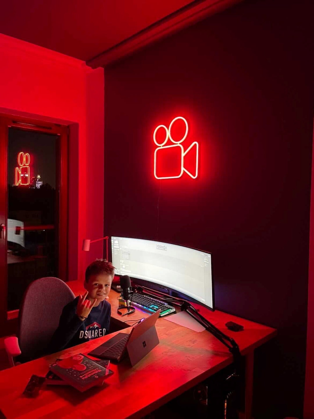 Camera Neon Sign Led, Gift for Photographer, Decoration for Room, Lamp ...