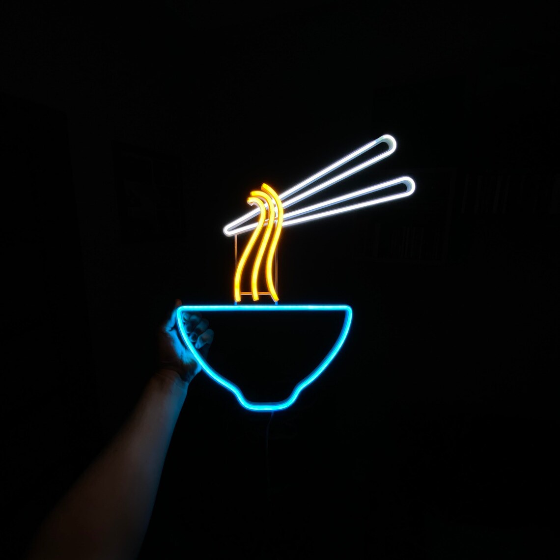 Ramen Soup Neon Sign Japanese Noodles Custom Led Decoration - Etsy