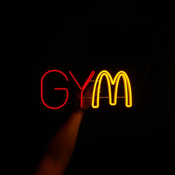 Neon Workout Sign - Etsy