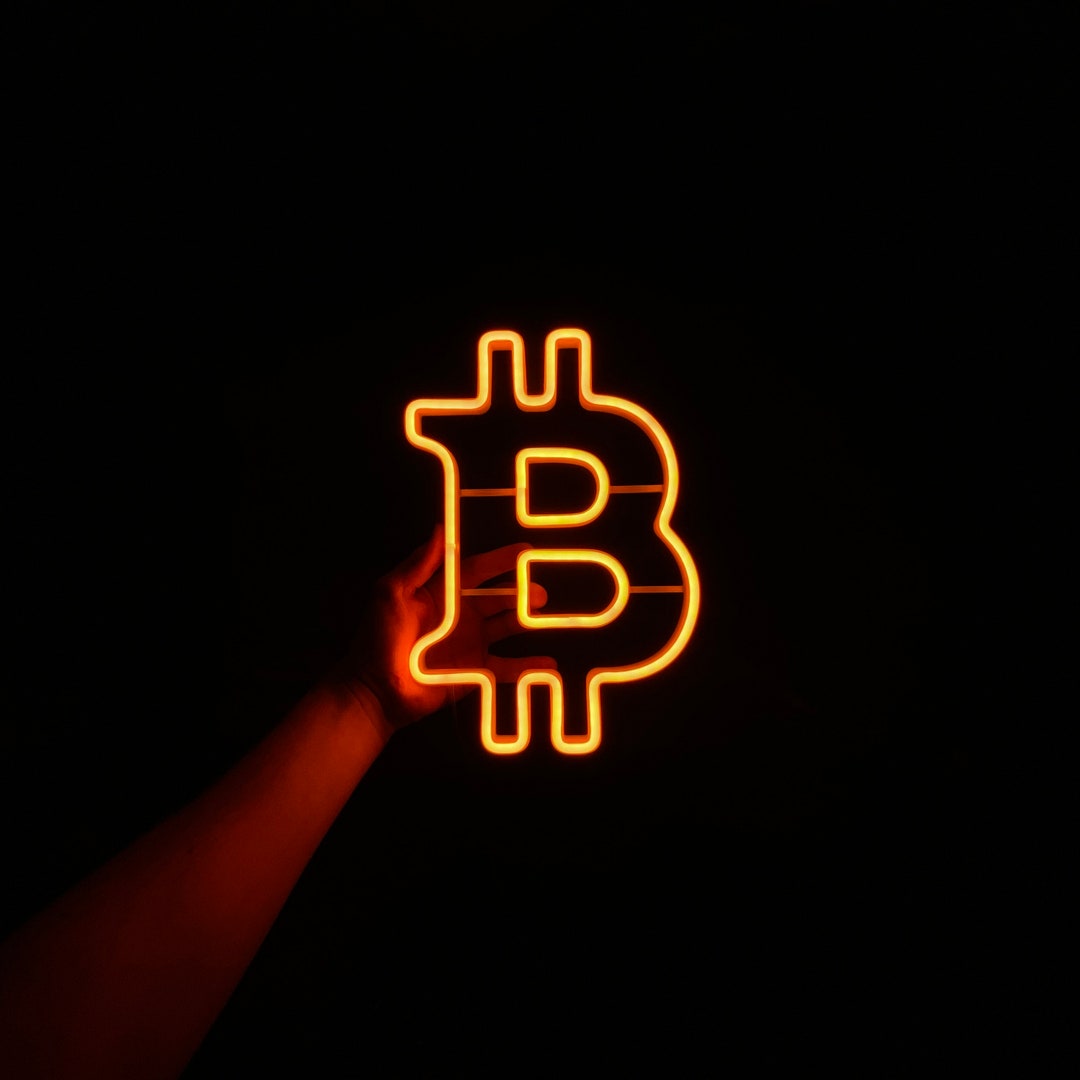Bitcoin Neon Sign Led, Decorations for Crypto Traders, Gift for Bitcoin ...