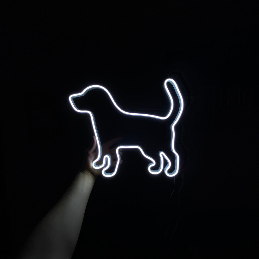 Dog Neon Sign for Animal Lover, Pet Owner Ornament, Gift for Vet ...