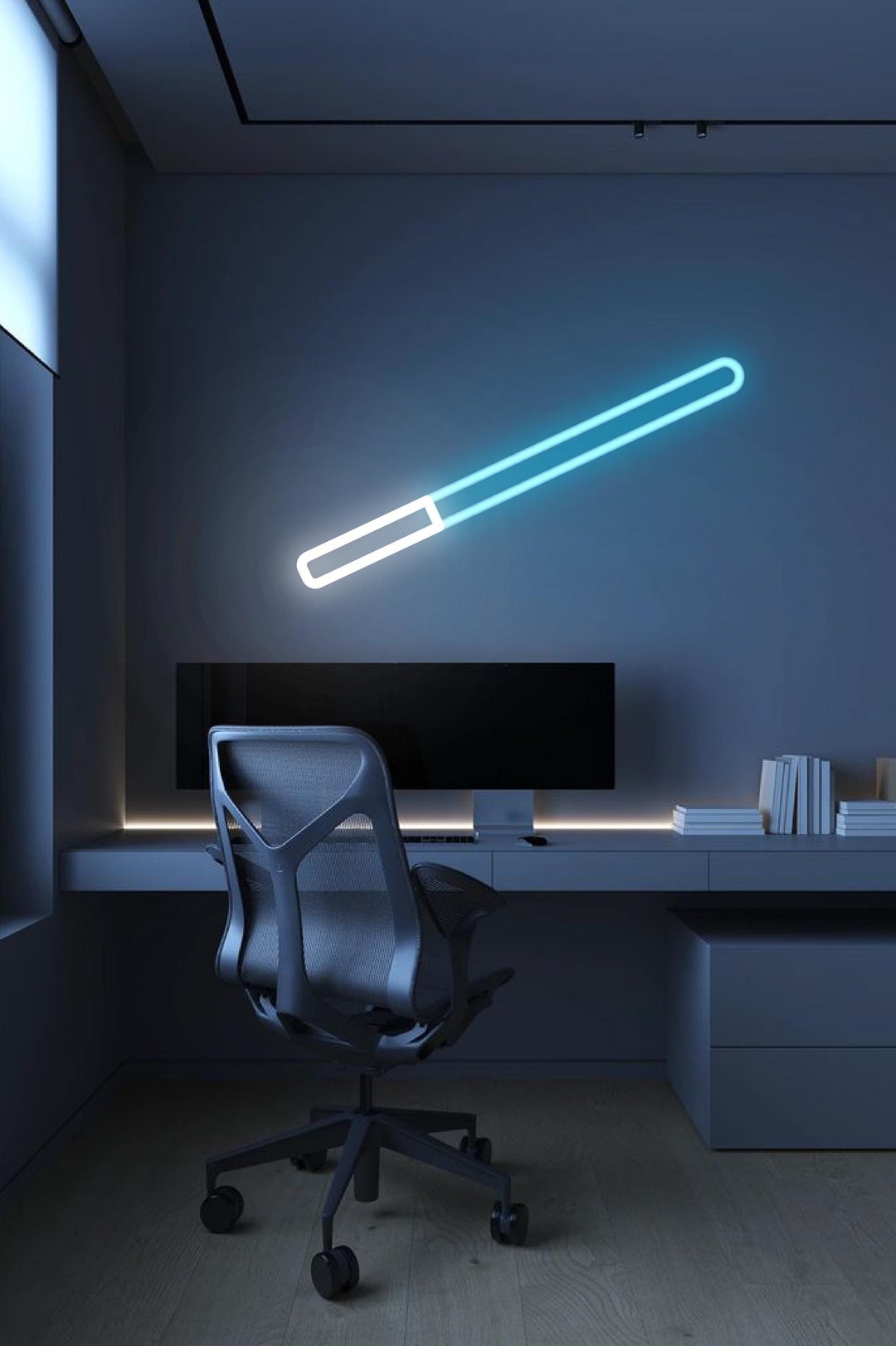 Star Wars Lightsaber LED Neon Light Gift for Sci-fi Fan Cool Wall Art ...