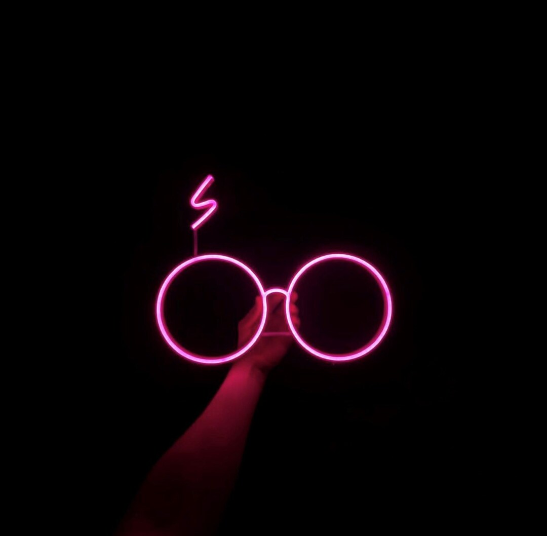 Harry Potter Neon Custom Led,harry Glasses Wall Art Decoration,gift for ...