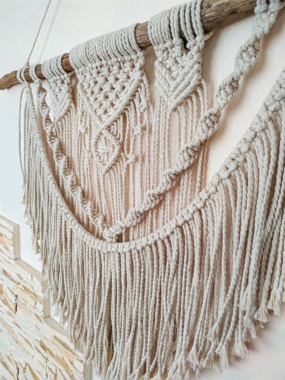 Large Macrame Wall Hanging, Big Macrame, Wall Art, Boho Wall Decor ...