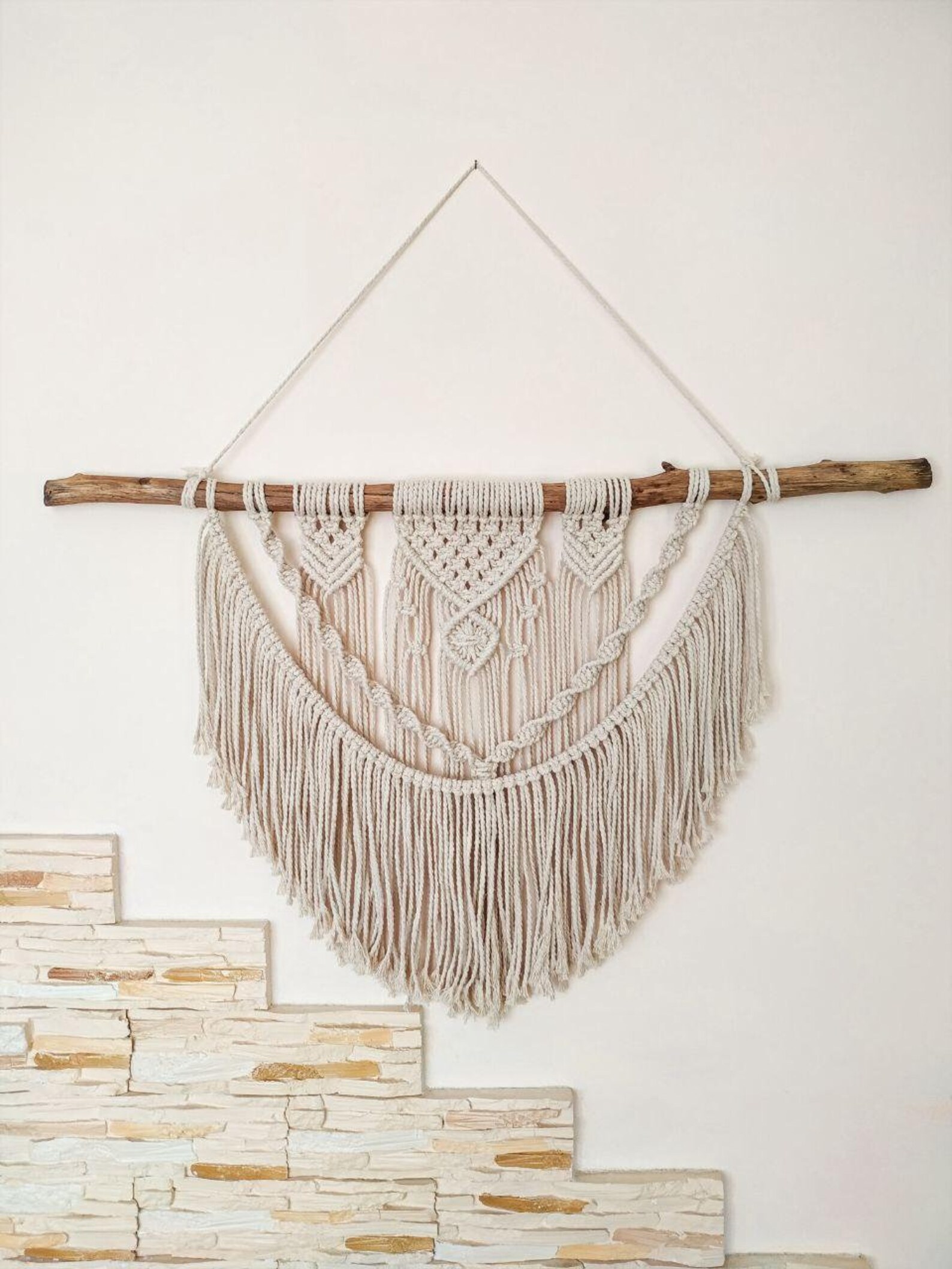 Large Macrame Wall Hanging, Big Macrame, Wall Art, Boho Wall Decor ...