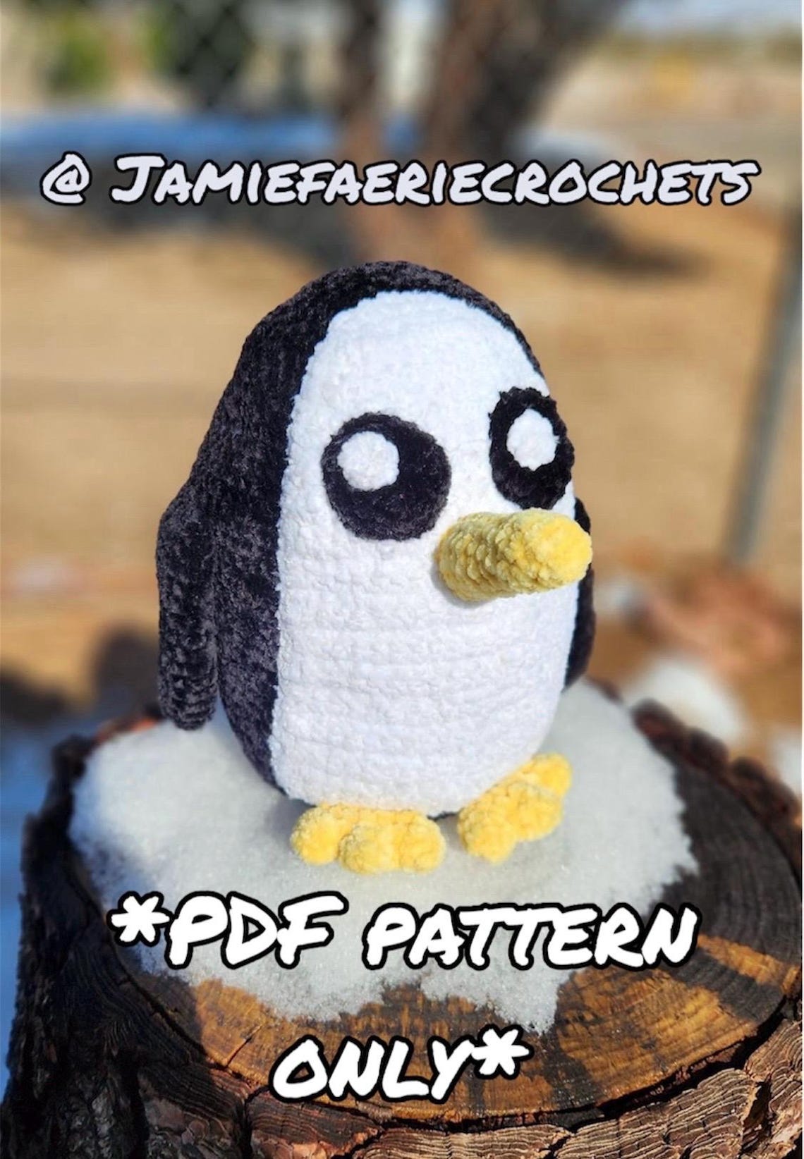 PATTERN for Crochet Plush Gunter the Penguin Digital Pattern for ...