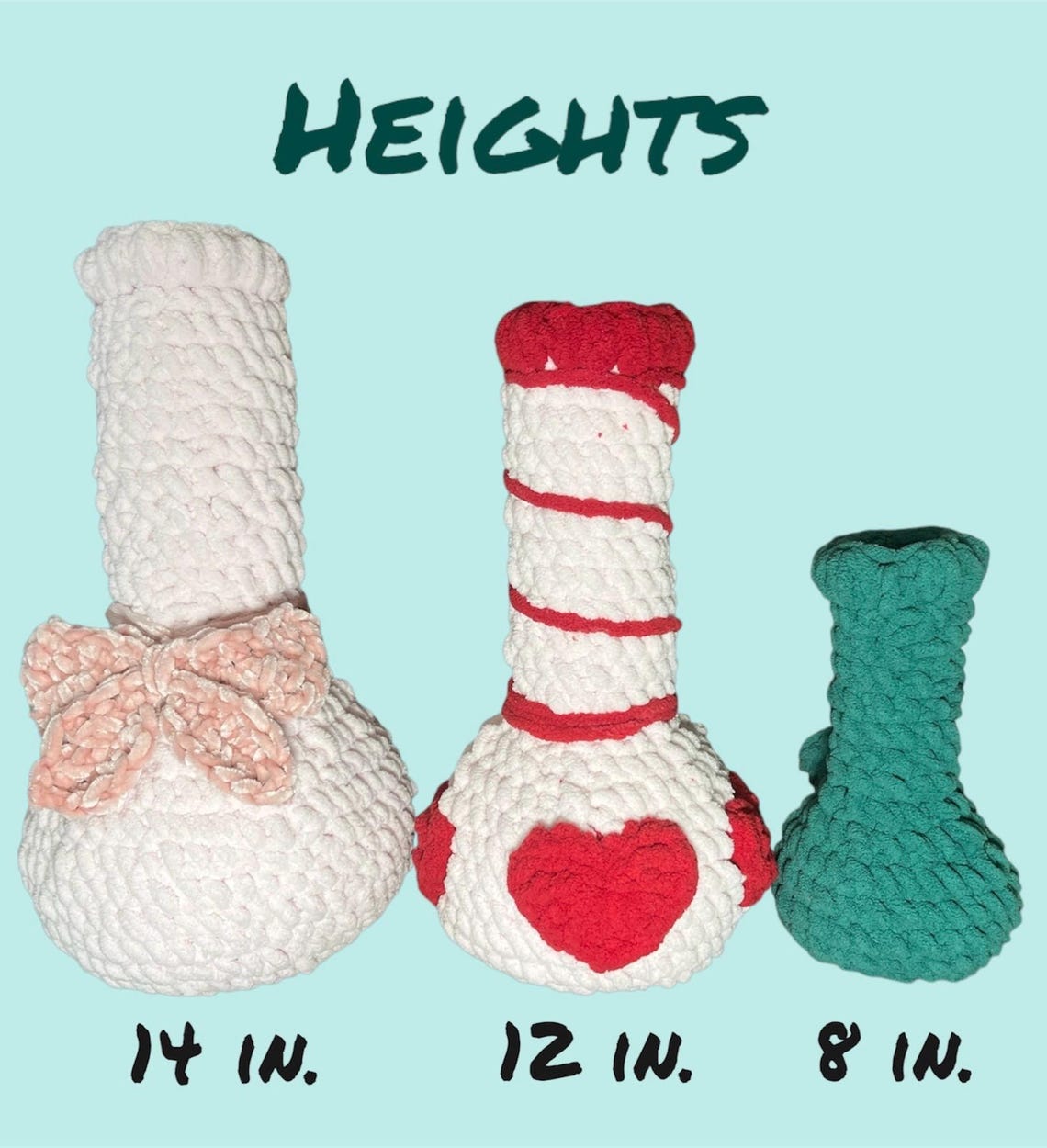 Crochet Plush Bong Pattern | Beginner Friendly (PDF Pattern) - Etsy
