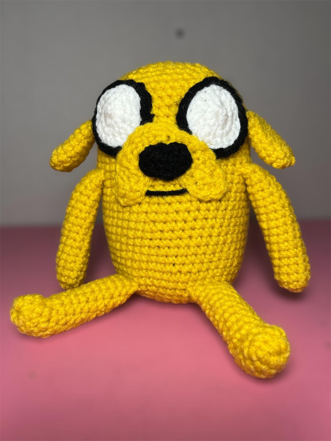 Jake the Dog Crochet Plush, Adventure Time Plushie, Crochet Character ...