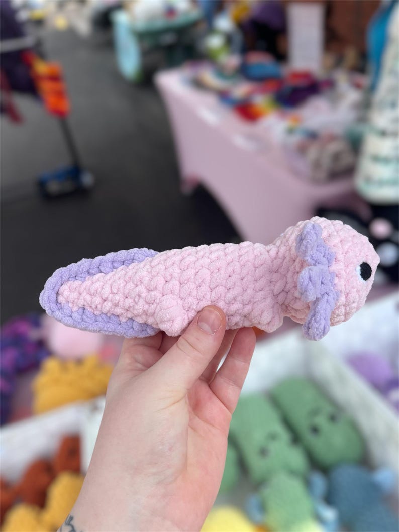 Handmade Crochet Axolotl Plushie - Etsy