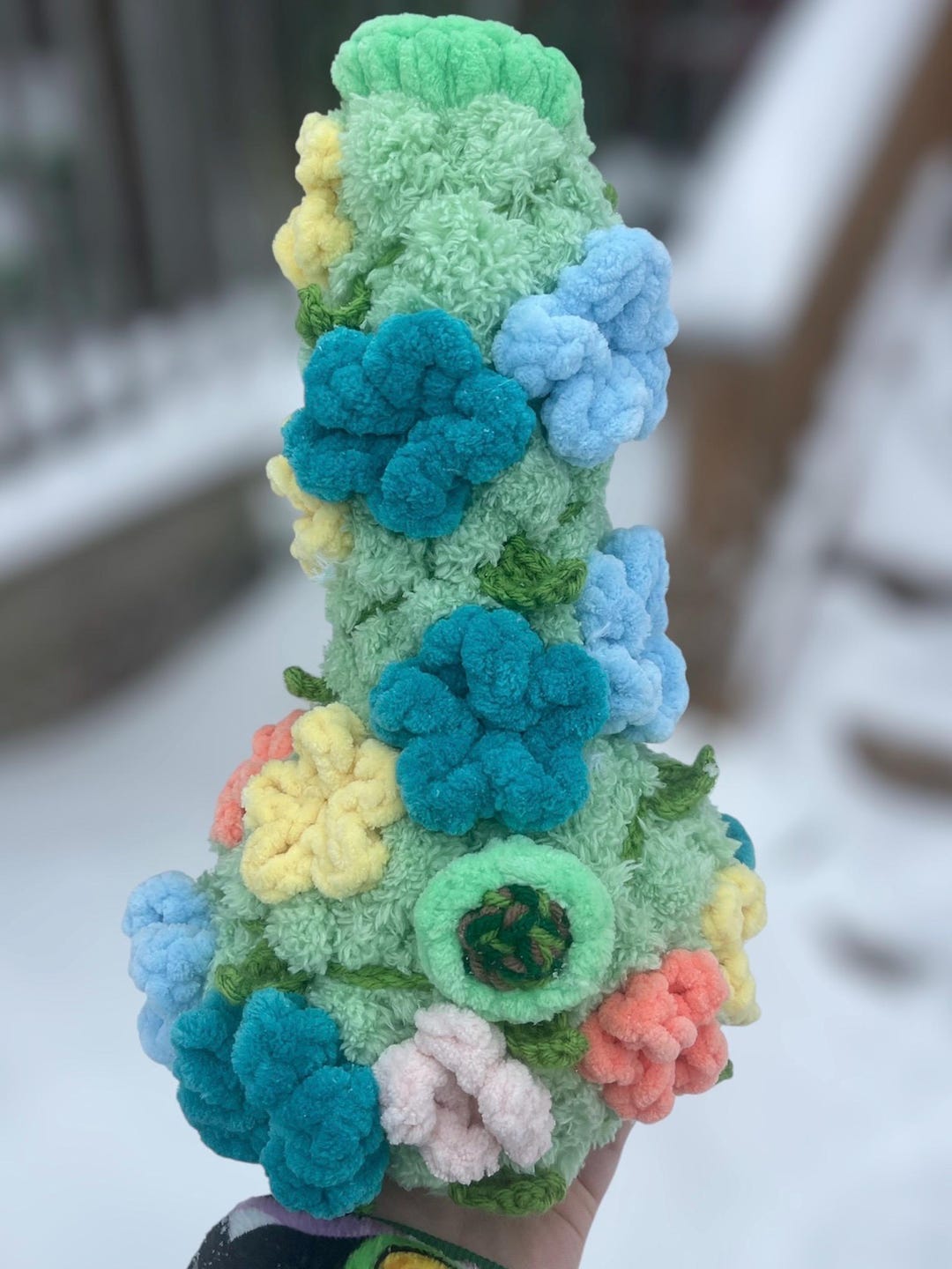 Flower Power Garden Crochet Bong Smoke Accessories Crochet Decor Easter ...