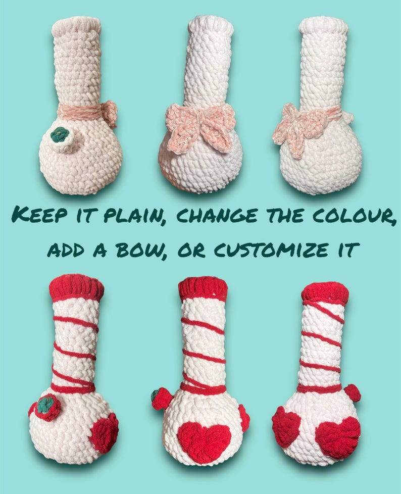 PATTERN for Crochet Plush Bong | Crochet Pattern - Etsy
