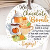 Editable Hot Chocolate Bomb Favor Tags, You're the Bomb Tag, Halloween ...