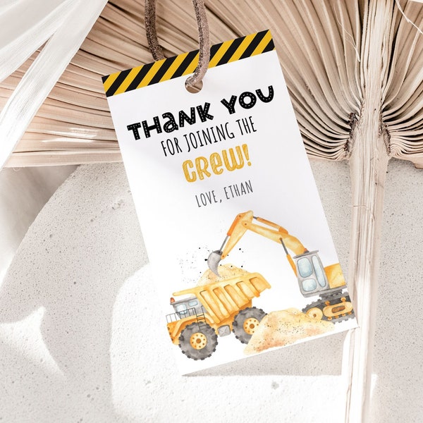 Construction Tags - Etsy