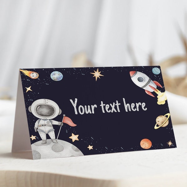 Space Place Cards - Etsy