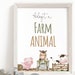 Adopt a Farm Animal Sign, Farm Table Signs, Farm Party Decor, Boy ...
