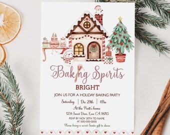 Christmas Baking Invitation - Etsy