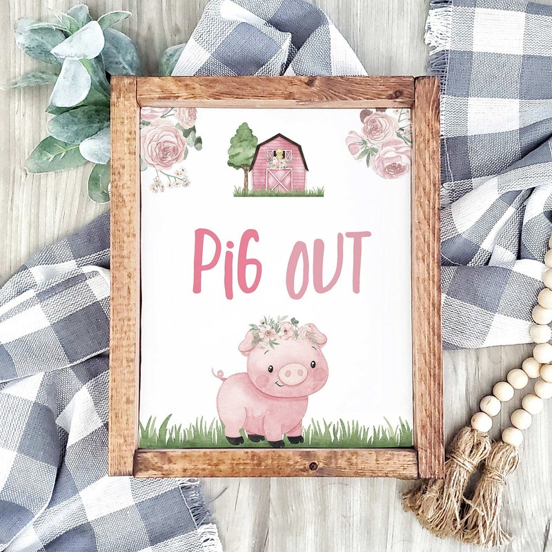 Pig Baby Shower - Etsy