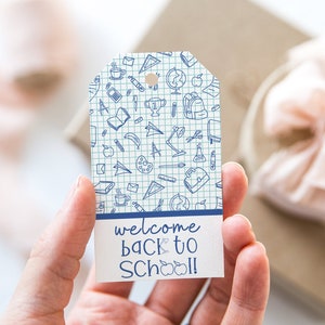 Welcome Back to School Tags Printable, Back to School Tag, Teacher Tag ...