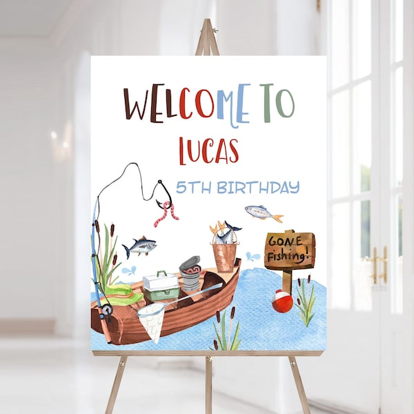 Fishing Party Welcome - Etsy